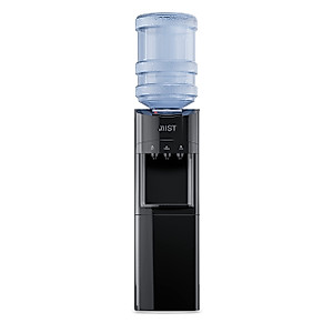 Mist Top Loading Water Cooler Dispenser, Hot, Cold & Room Temperature Water, Child Safety Lock, Holds 3 or 5 Gallon Bottles, Perfect for Home and Office Use Energy Star Approved - Black