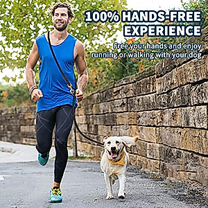 LWBMG Multifunctional Dog Leash 8ft,Strong and Soft Leather Dog Leash Adjustable, Hands Free,Crossbody, Double Dog Leash, for Service Dogs, Large Dogs, Medium Dogs and Small Dogs