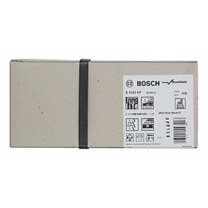 Bosch Professional 100 pieces Sabre Saw Blade S 1022 HF Flexible for Wood and Metal (Length 200 mm, sabre saw accessories)