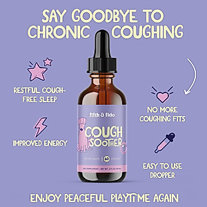Dog Cough Treatment - Kennel Cough Treatment for Dogs - Gentle Dog Congestion Relief - Kennel Cough Treatment at Home - Natural Dog Cough Suppressant - Liquid Dog Cough Relief
