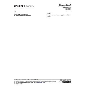 KOHLER K-412-4-BN Devonshire Vertical Spray Bidet Faucet, Vibrant Brushed Nickel