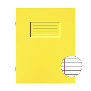 SILVINE 9X7 EXER BOOKS FEINT MARGIN YLW