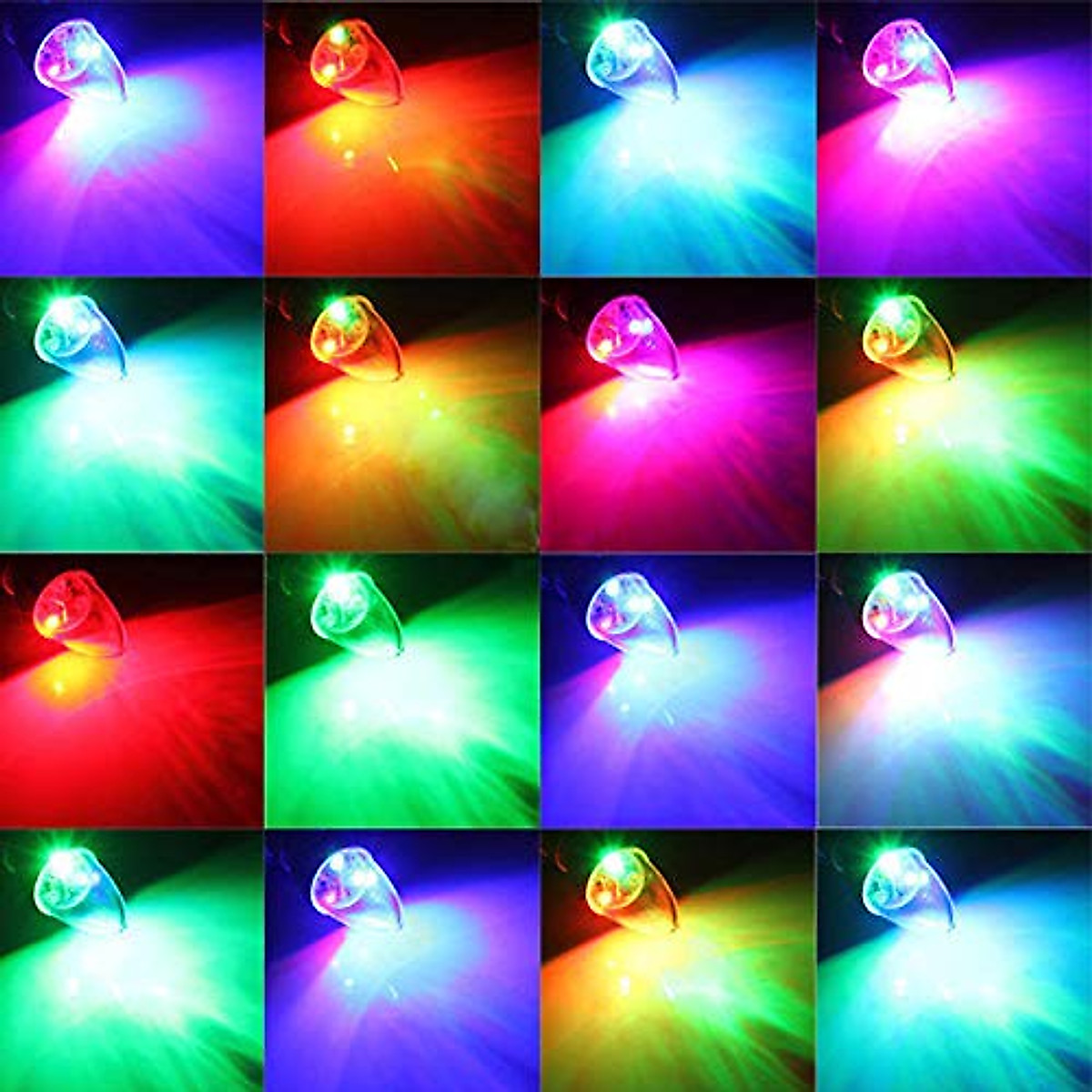 Lxcom Lighting 3W RGB E12 Candelabra LED Bulb Color Changing Candle Light Lamp Remote Control Bulb 16 Colors 4 Modes with Memory Function E12 Candle Base for Home Bar Party KTV Mood Lighting,4 Pack