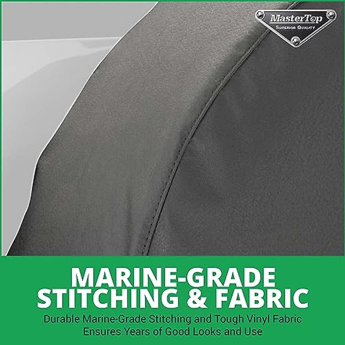 MasterTop Bronco Spare Tire Cover, Black - Fits Ford Bronco 2021-2023 with 33" Tires - Ford Bronco Tire Cover Ford Bronco - Spare Tire Cover with Camera Hole - Custom Fit for 33" (285/70R17) Tires