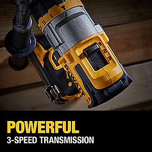DEWALT FLEXVOLT ADVANTAGE 20V MAX* Hammer Drill, Cordless, 1/2-Inch, Tool Only (DCD999B)