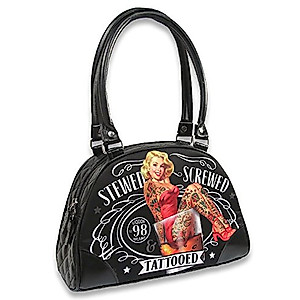 Liquorbrand Small Bowling bag purse Stewed Screwed Tattooed