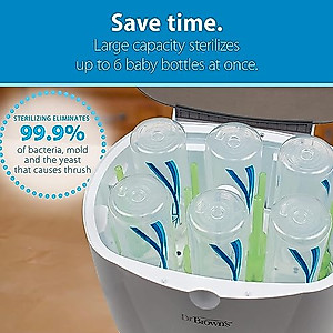 Dr. Brown’s Natural Flow MilkSPA Breastmilk and Bottle Warmer with Dr. Brown’s Deluxe Electric Sterilizer for Baby Bottles and Other Baby Essentials