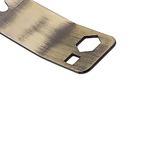 Lovermusic Metal Spanner Wrench Multi Tool Guitar Bass Accessories Replacement for Guitar Switch Knob