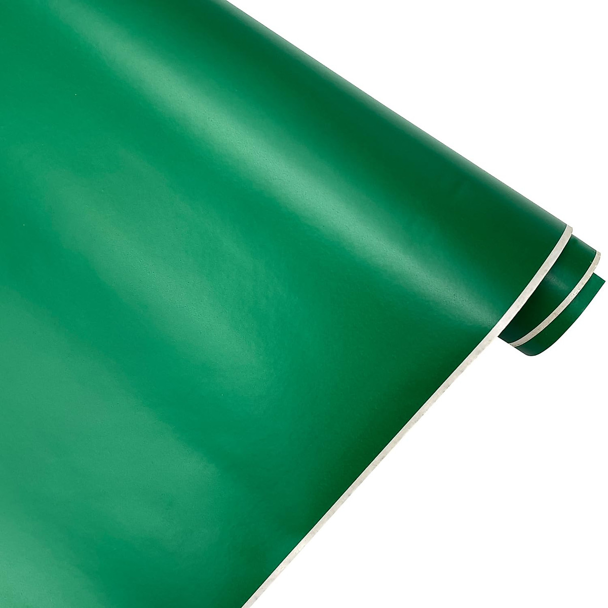 Yifely Solid Color Green Furniture Paper Peel & Stick Shelf Liner Refurbish Old Dresser Drawers 17.7 Inch by 9.8 Feet