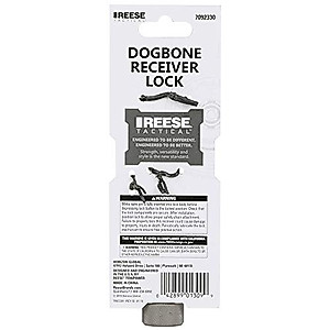 Reese Towpower 7092330 Tactical Lock Dogbone Receiver Knurled 5/8
