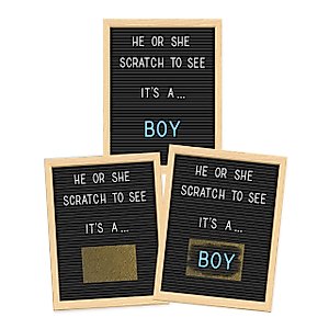 My Scratch Offs Its a Boy Letter Board Gender Reveal Scratch Off Scratcher Lottery Tickets Cards Family Friends 25 pack