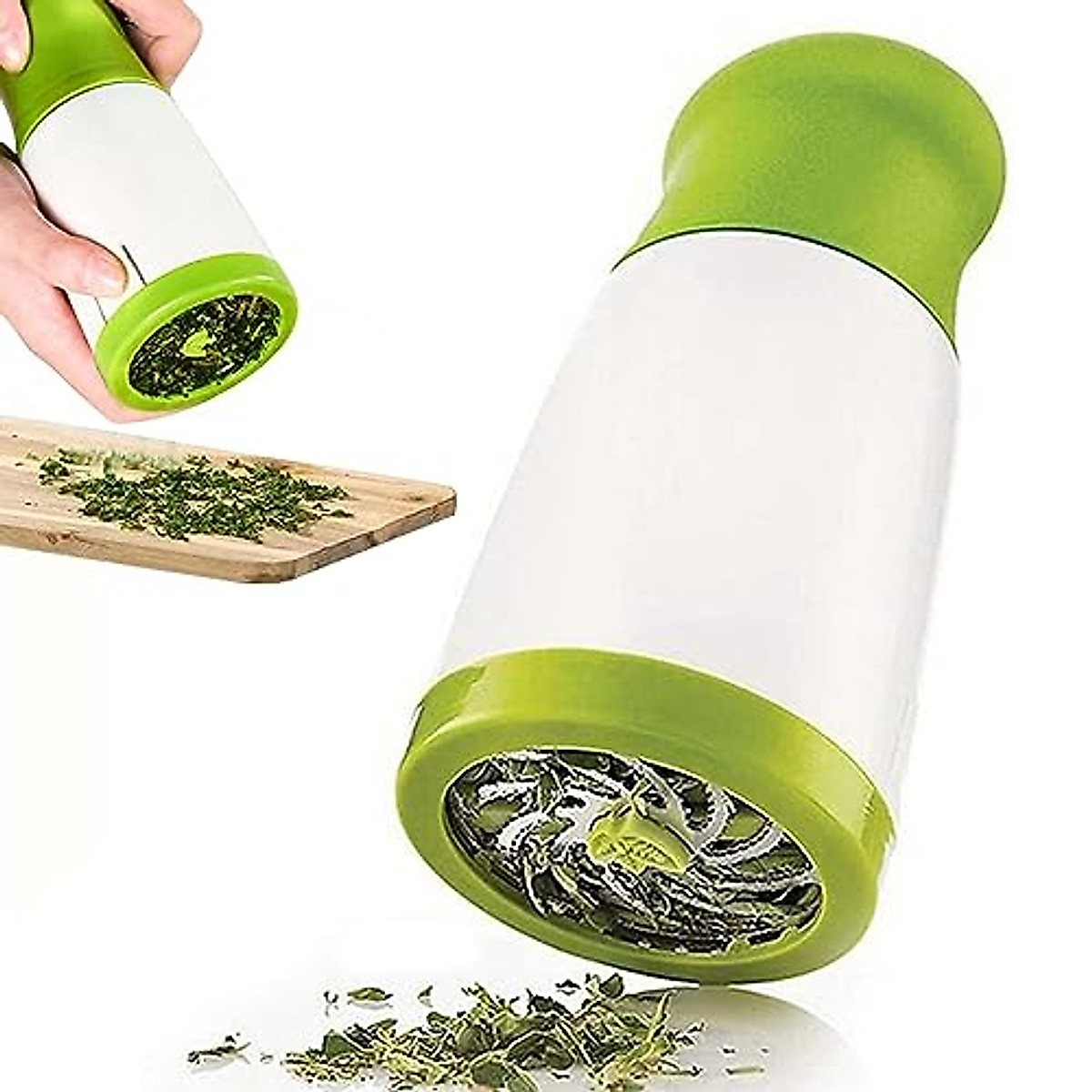 Spice Grinder Manual Herb Grinder Multifunctional Seeds Grinder with Stainless Steel Cutter Portable Grinder Food Mill for Kitchen