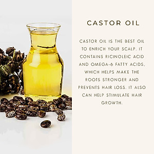 Pierre'S Apothecary Caster Oil Growth Shampoo, Strengthening Thickening Hair Product, Natural Ingredients, Biotin - 33.8 fl oz