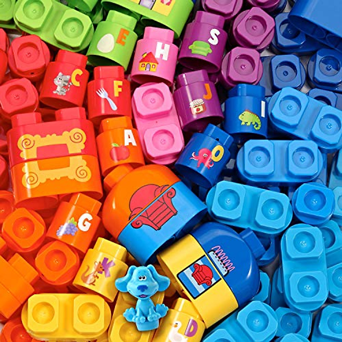 LeapFrog LeapBuilders Blue's Clues and You! 81-Piece Jumbo Blocks Box