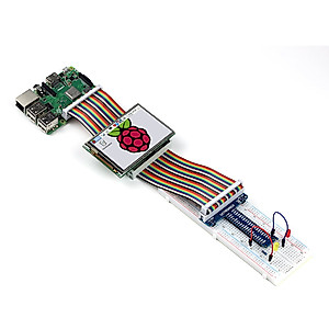 UCTRONICS GPIO Breakout Kit for Raspberry Pi Pico- Assembled Pi T- Type Breakout + 830 Tie Points Solderless Breadboard + 40 Pin Male - Female - Male Rainbow Ribbon Cable + 65pcs Jump Wires