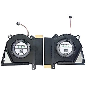 QUETTERLEE Replacement New Laptop CPU+GPU Cooling Fan for ASUS Rog Zephyrus G14 2022 GA402R GA402RJ GA402RK GA402RK-G14.R96800 Series DFS5L32G064867 FP50 DFS5L32G164867 FP3F DC5V 5A Fan