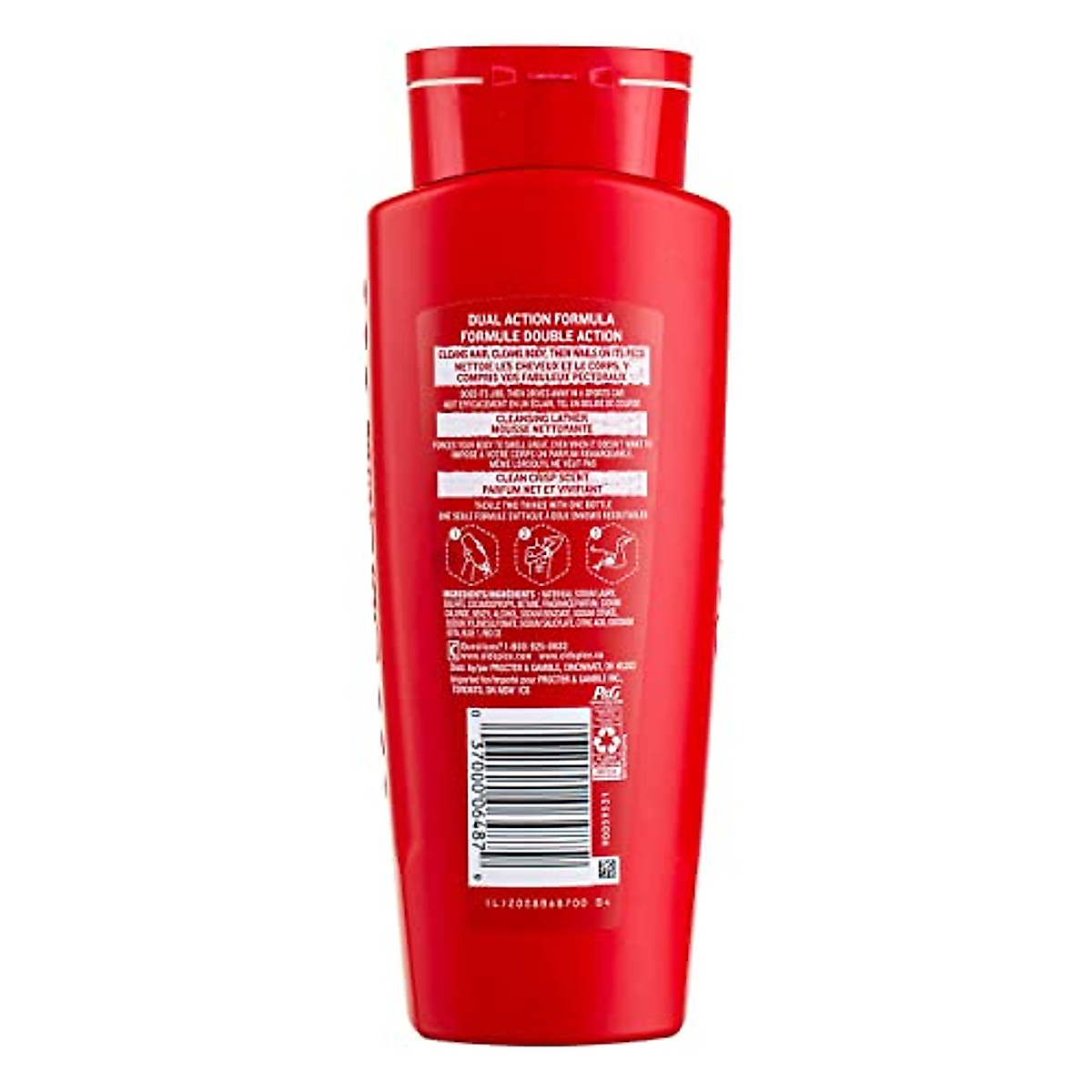 Old Spice High Endurance Hair & Body Wash 18 oz (Pack of 3)