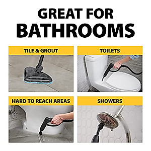 Wagner Spraytech C900134 925e Elite Steamer Multi-Purpose Mop with 20 Accessories for Chemical-Free Steam Cleaning, Hardwood Floors, Tile, and More