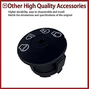 H-Jun Ignition Switch 3 Position with Key for Cub Cadet, MTD, Troy-Bilt, Husqvarna, Craftsman, Delta, JD Riding Lawn Mower, 725-04228, 925-04228