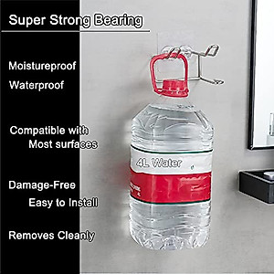 CenterZ 2 Pack Hair Dryer Holder, Self Adhesive Wall Mount Waterproof Blow Dryer Rack Storage Organizer Hanger, Compatible with Dyson and Most Hair Dryers Appliance, Brush, Curling Iron, Straightener