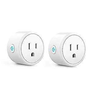 Smart Plug ,WiFi Smart Socket Works with Alexa and Google Home for Voice Control, VAIYI Mini WiFi Outlet Socket Remote Control with Timer Function, No Hub Required, RoHS FCC Listed (2 Pack)
