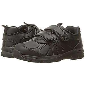 Stride Rite Baby-Boys Cooper 2.0 Hook & Loop Sneaker, Black, 8.5 X-Wide Toddler