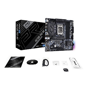 ASROCK H670M PRO RS Socket LGA1700/ Intel H670/ DDR4/ SATA3&USB3.2/ M.2/ Micro ATX Motherboard