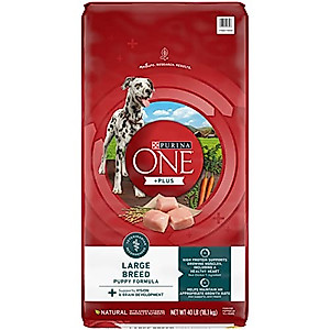 Purina ONE Plus Large Breed Puppy Food Dry Formula - 40 Lb. Bag.