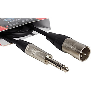 Hosa HSX-005 REAN 1/4" TRS to XLR3M Pro Balanced Interconnect Cable, 5 Feet