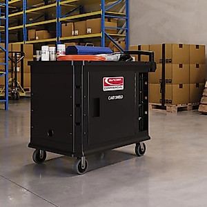 Suncast Commercial PUCSD2645 Utility Cart, Heavy Duty, 500 Pounds Load Capacity, black