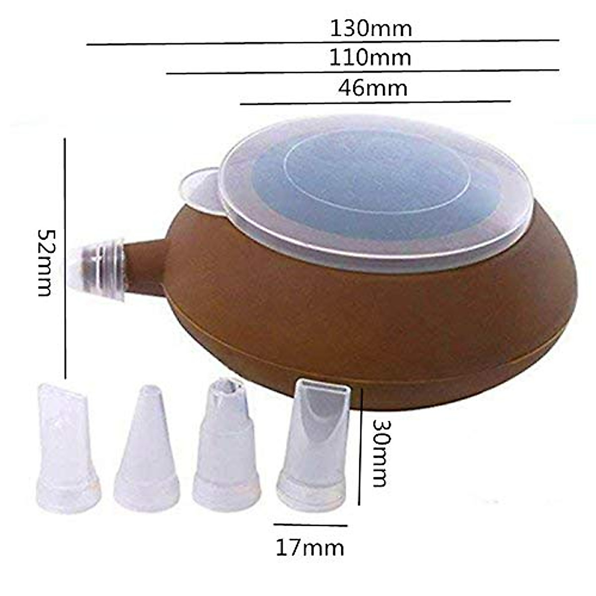 Cool Cook 48 Hole Macarons Silicone Mat Baking Mold Silicone Macaron Kit Pastry Baking Mat and Decorating Piping Pot with 4pcs Nozzles