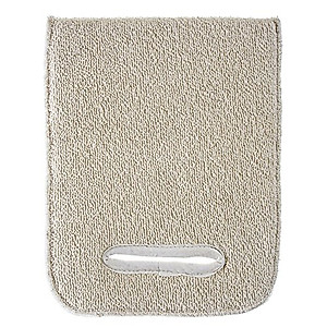 HUBERT Terry Cloth Bakers Pad Beige - 9"L x 11"W