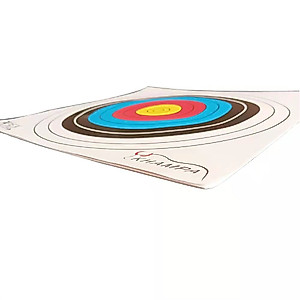 KHAMPA [20 Pack] Paper Archery Target for Backyard- Water and Tear Resistant Bow Arrow Targets for Hunting & Archery Targets,Target Practice Accessories - 15 in x 15 in (40cm)