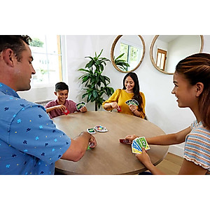Mattel Games UNO Flex Card Game for Family Night Where Cards Change Color When Flexed in Collectible Tin Box