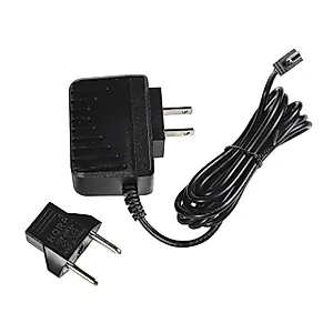 HQRP 5V AC Adapter Works with Phonak Compilot, Compilot II, Compilot Air II, Remote Mic, Base Station, TV Link II Power Supply Cord Charger + HQRP Euro Plug Adapter