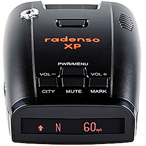 Radenso XP Radar Detector with Less False Alerts, Long Range, USA Technical Support, GPS Lockouts