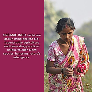 ORGANIC INDIA Triphala Herbal Supplement - Digestion & Colon Support, Immune System Support, Adaptogen, Nutrient Dense, Vegan, Gluten-Free, USDA Certified Organic, Non-GMO - 180 Capsules
