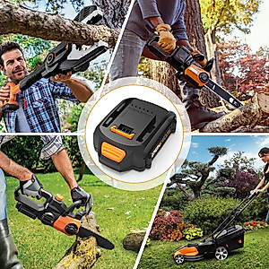 rebicacate 2 Packs 20v Lithium Replacement Battery for Worx 20V Battery PowerShare for WA3520 WA3525 WA3575 WG151s WG155s WG251s WG255s WG540s WG545s WG890 WG891
