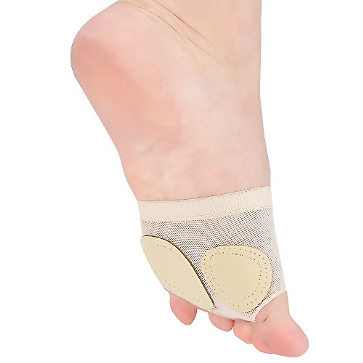 Dance Paws Pad, Foot Undies Thongs Half Sole Dance Shoes Lyrical Bare Foot Thong Ballet Shoes for Womens Girls