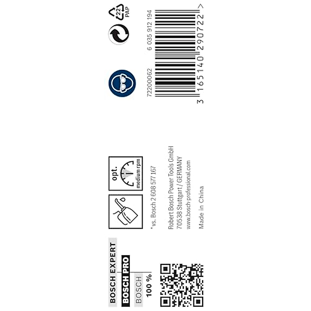 Bosch 2608595072 Metal Drill Bit Hss-G 8mmx2.95inx4.6In 5 Pcs