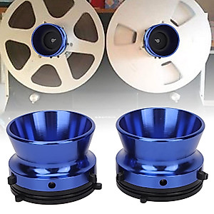1 Pair Nab Hub Adapters, Reel to Reel Tape Nab Hub Adapter, 10 Inch Aluminium Nab Hub Adapter for Studer for for, Universal Reel Tape Recorder Accessories