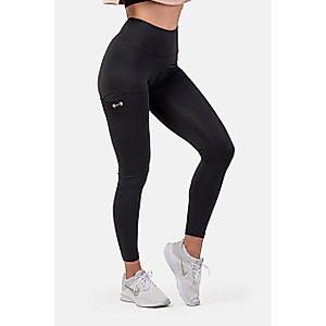 NEBBIA Active High-Waist Smart Pocket Leggings 402 Black