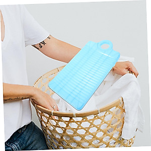 1pc Washboard Foldable Laundry Board Non- Slip Laundry Pad Household Clean Board Tools Compact Wash Board Laundry Washing Tool Travel Soft Rubber Laundry Mat Mini
