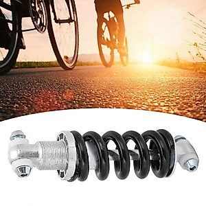 VLUOO Mountain Bike Rear Shocks Strong and Durable Bicycle Rear Suspension Shock, Rear Bike Shock Absorber with Two Screws for Outdoor Cycling, Shock Absorber 125mm