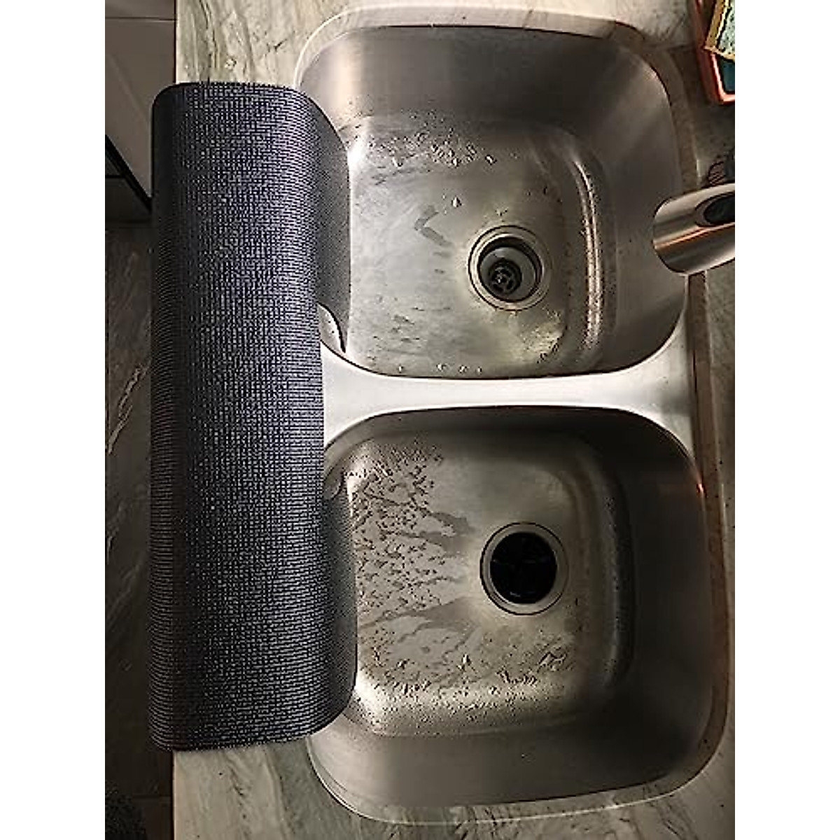 Black Kitchen sink edge guard/Kitchen granite protector/protects from chipping/copyright 2017/TM/Patent approved (17 in. width x 23 in. length)