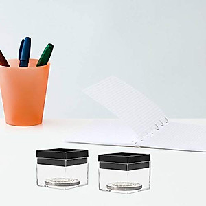 Baluue 12pcs Clear Acrylic Display Case Countertop Box Cube Transparent Display Box Pop Figures Display Collectibles Stone Mineral Specimen