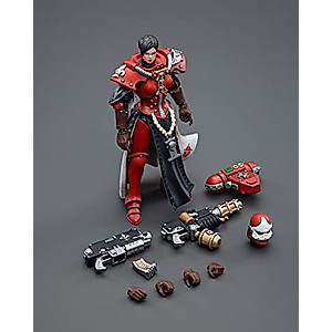 Pipigirl JoyToy × Warhammer Genuine License 1/18 Action Figures, 4inch Army Military Extreme Warrior Models Kits (Sister Ignacia)
