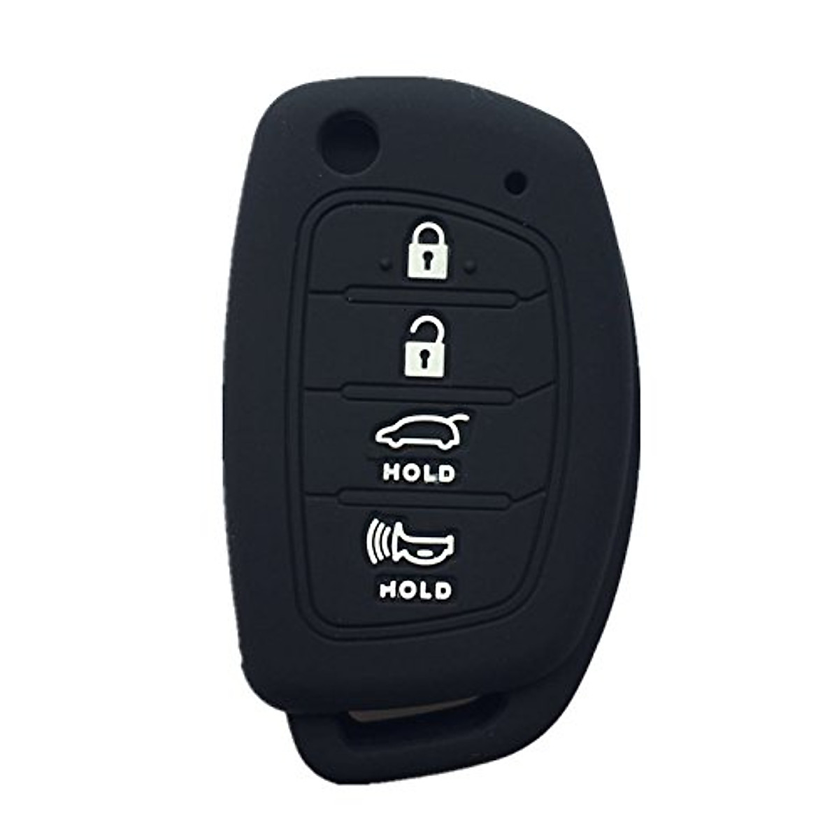 Rpkey Silicone Keyless Entry Remote Control Key Fob Cover Case protector Replacement Fit For 2013 2014 2015 Hyundai Santa Fe Sonata XL ix35 XL ix45 TQ8-RKE-4F16 95430-4Z100