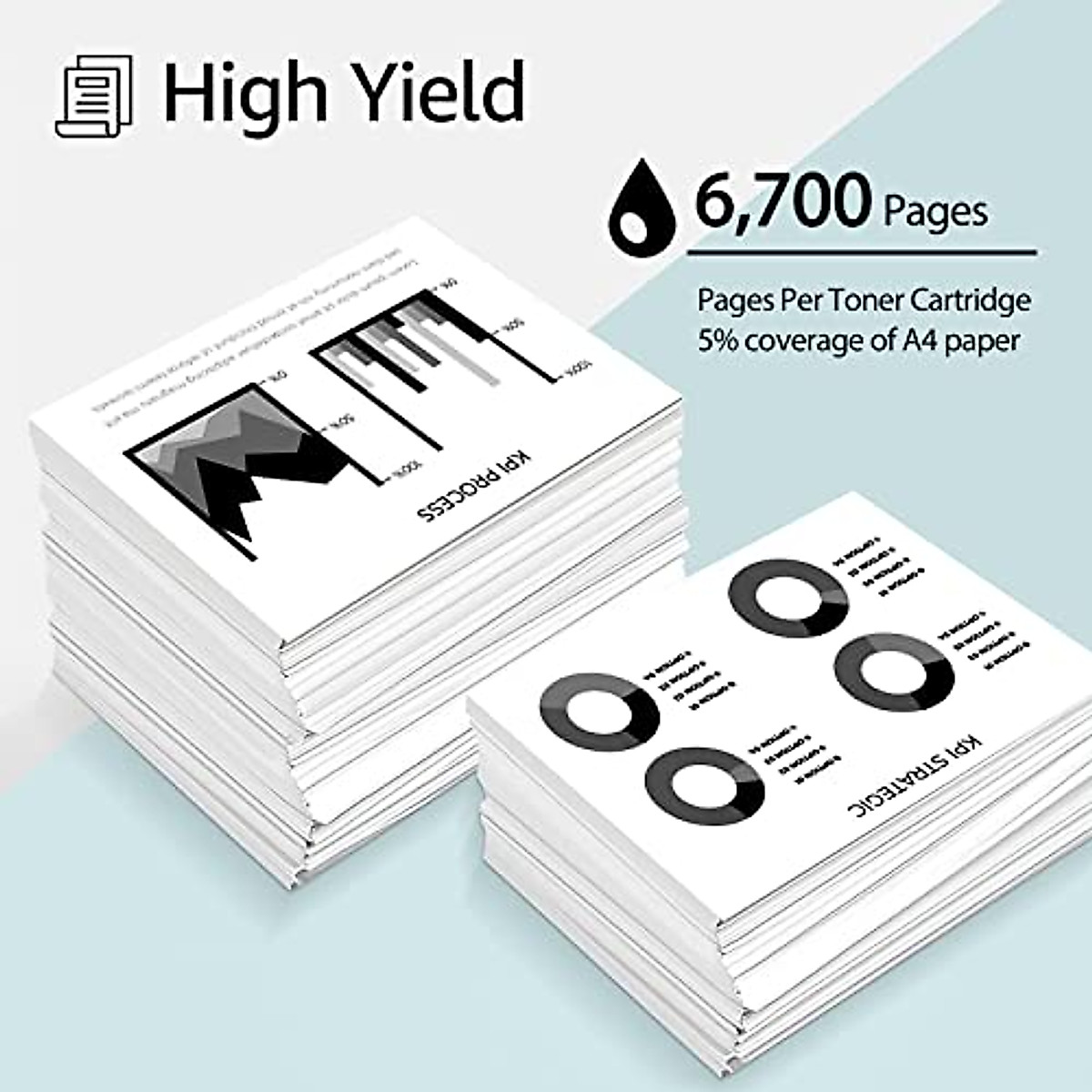 greencycle High Yield Black Toner Cartridge Replacement Compatible for Brother TN570 TN-570 TN540 Work with HL-5140 5170N MFC-8440 8840 8840DN MFC-8640D DCP-8040 8045D Printer