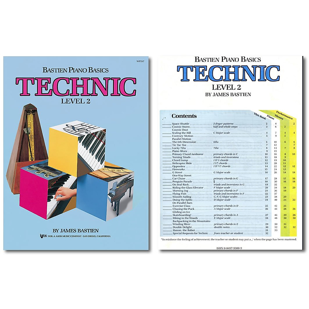 WHOMYA Bastien Piano Basics Level 2 Learning Set by Bastien - Lesson, Theory, Performance, Technique & Artistry Books & Juliet Music Piano Keys 88/61/54/49 Full Set Removable Sticker…